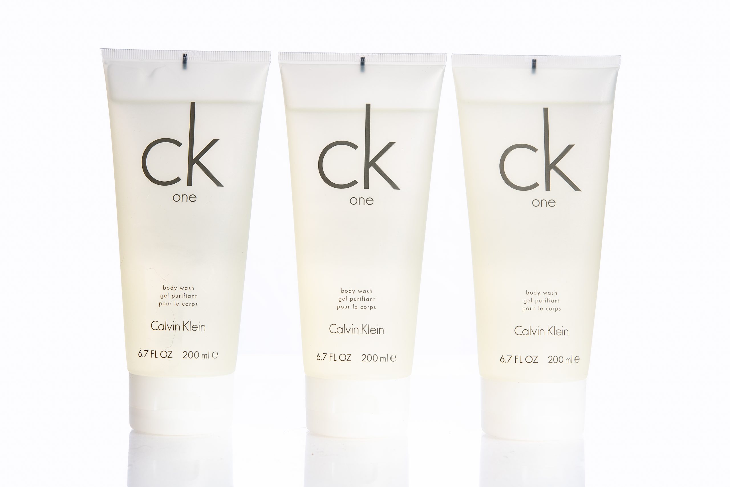3x CK One, Shower Gel Body Wash