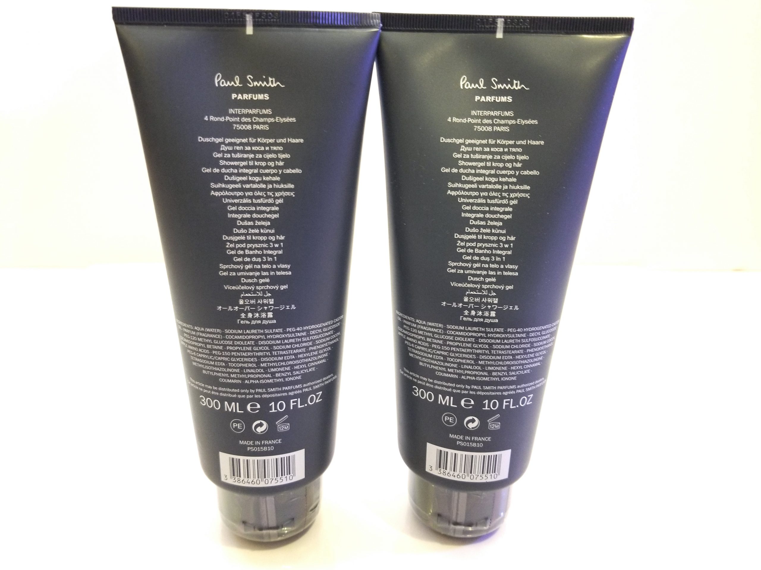 2x Paul Smith Essential Shower Gel