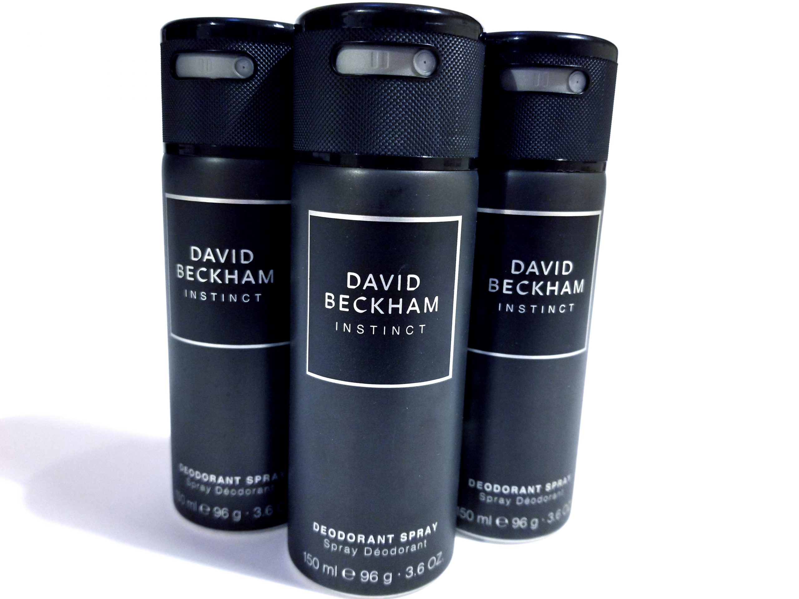 3x David Beckham Instinct Mens Deodorant
