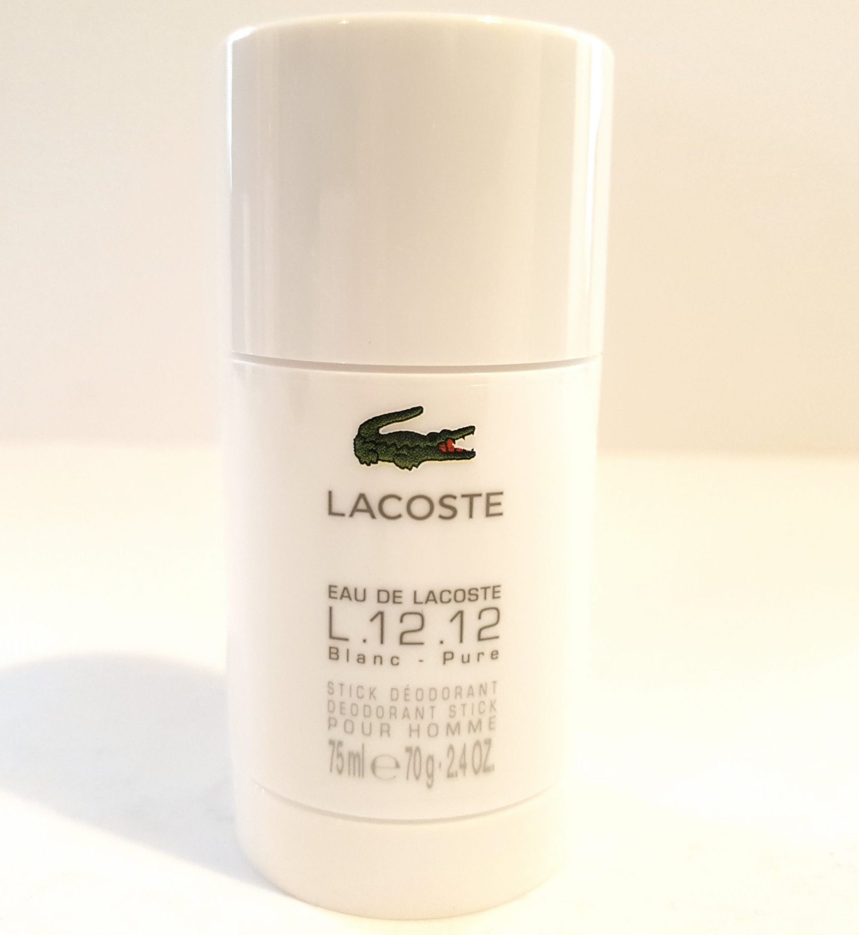 Lacoste L.12.12 Blanc Pure Deodorant Stick for Men