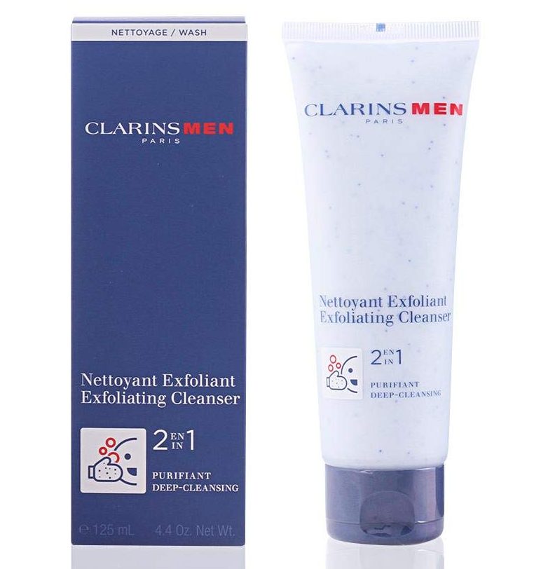 Clarins Men Exfoliating Cleanser 125ml, Face scrub