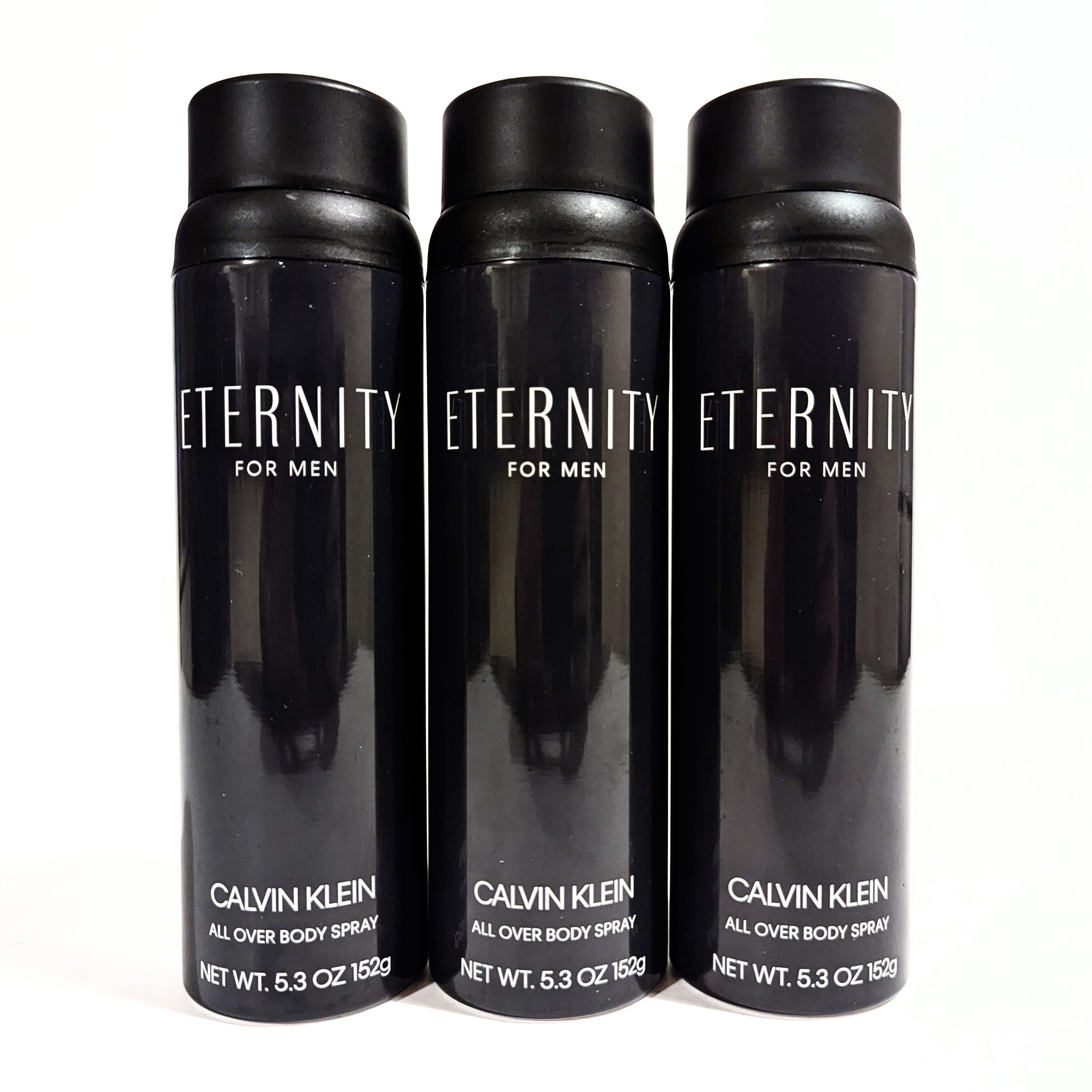 3x Calvin Klein Eternity For Men Deodorant Body Spray, 150ml