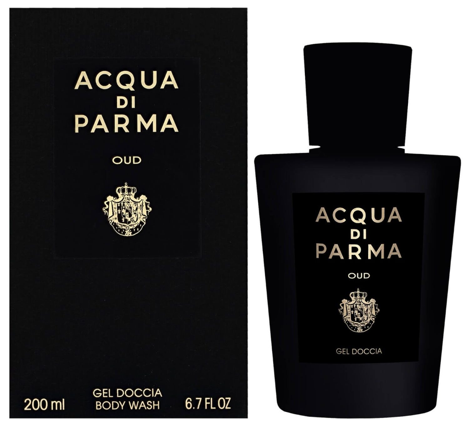 Acqua di Parma Oud Shower Gel Body Wash, 200ml, Boxed